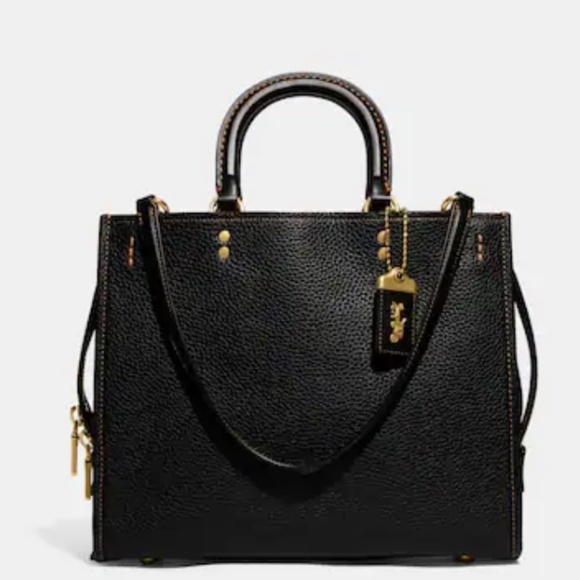 Coach | Bags | Nwt Coach Black Rogue Tote Sachel Carryall In ...